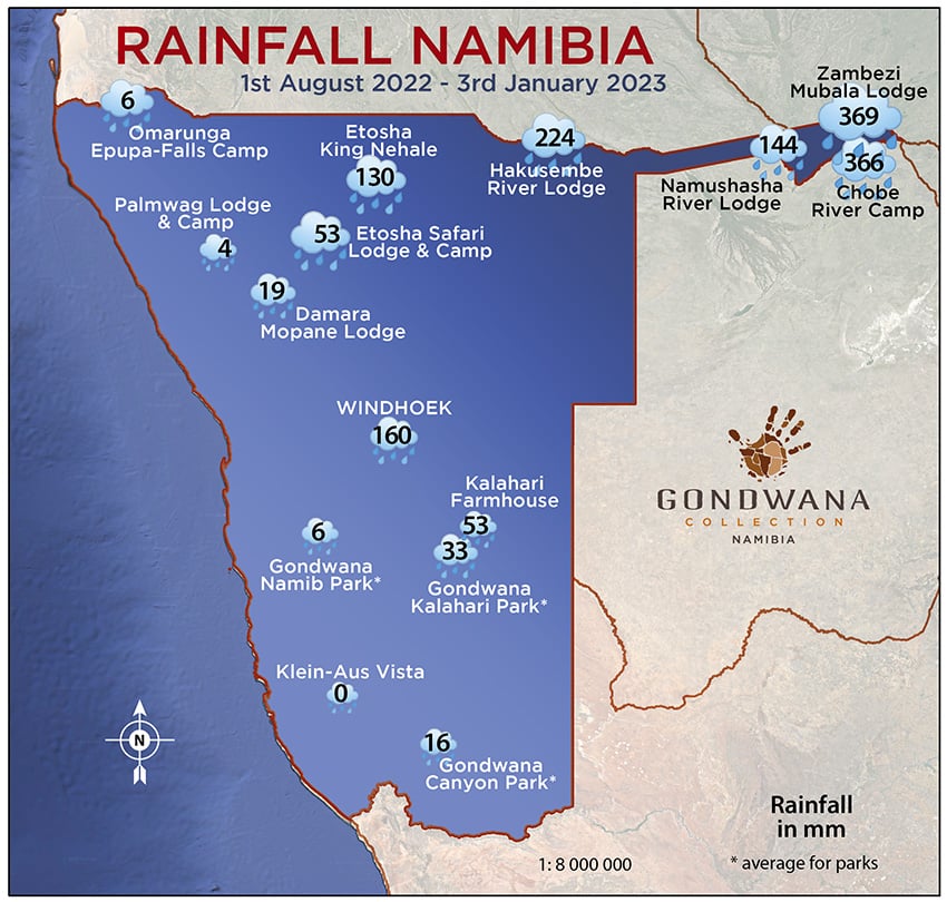 Rain, a blessing for Namibia