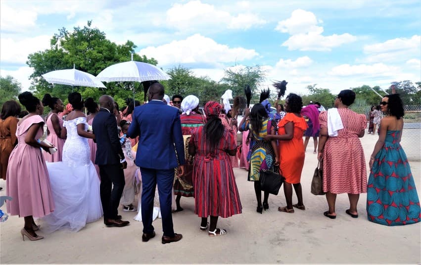 What are the signs that it’s almost Christmas in Namibia?