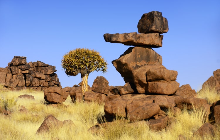 What is the Giant’s Playground in Namibia?