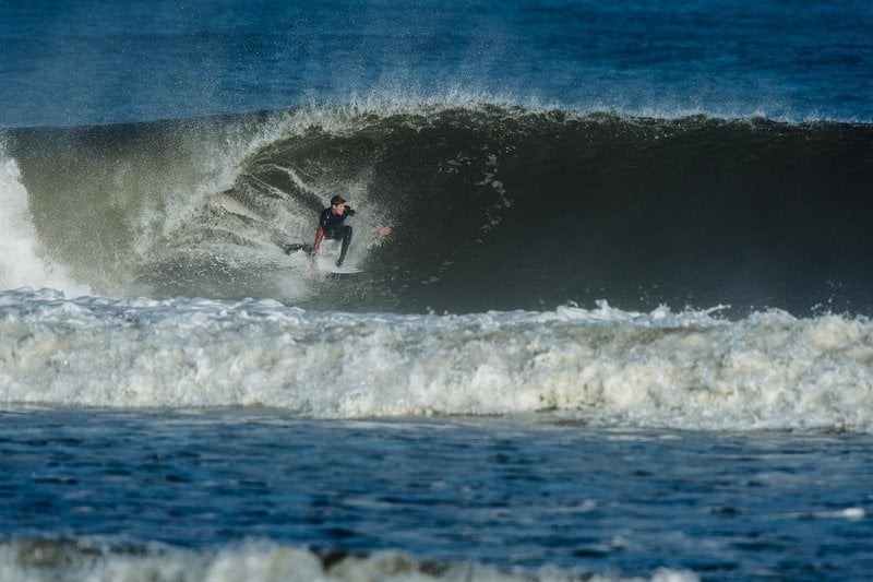 Surfing Donkey Bay in Namibia