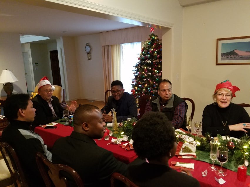 What are the signs that it’s almost Christmas in Namibia?